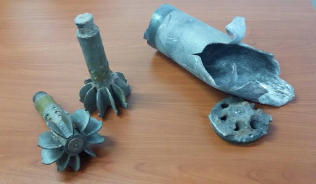 Adversary used TP-107 rocket and jet unit of Turkish production